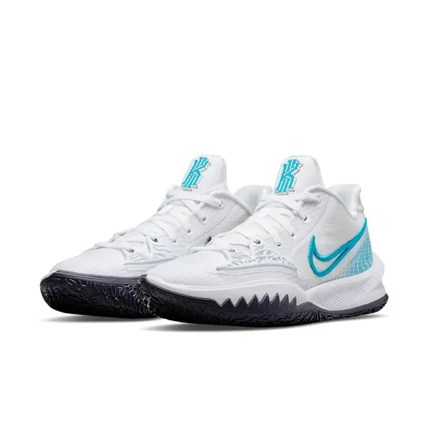 Nike Kyrie Low 4 Athletic Sneakers - White/blue