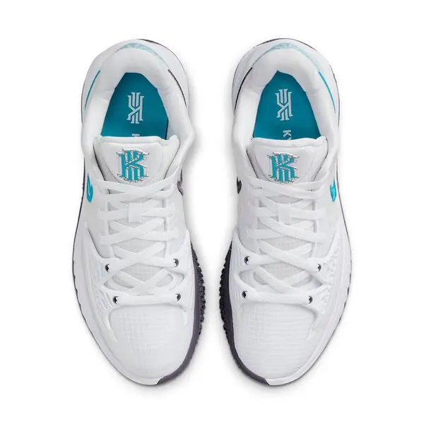 Nike Kyrie Low 4 Athletic Sneakers - White/blue