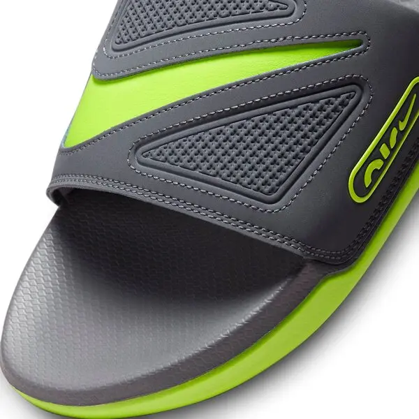 Nike Max Cirro Slide - Dark Grey/volt