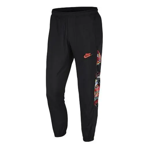 Nike Sportswear Tat Sports Pants - Black/red