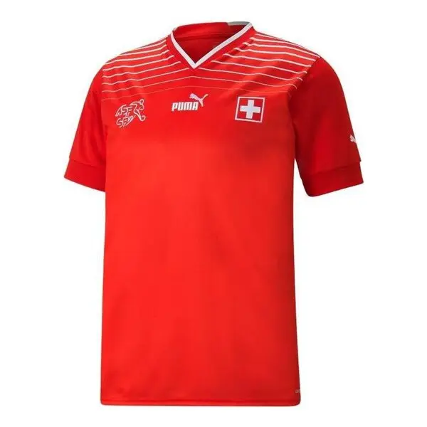 PUMA Switzerland Player Issue Home Jersey - Red