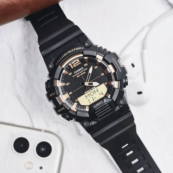 Casio Analog-digital Watch - Black/gold