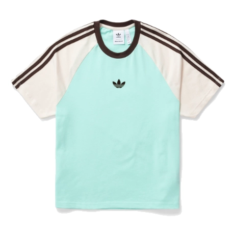 Adidas X Wales Bonner Short Sleeve T-shirt 'clear Mint - Clear Mint/white/black