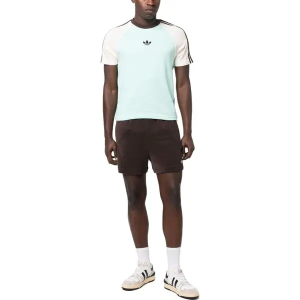Adidas X Wales Bonner Short Sleeve T-shirt 'clear Mint - Clear Mint/white/black
