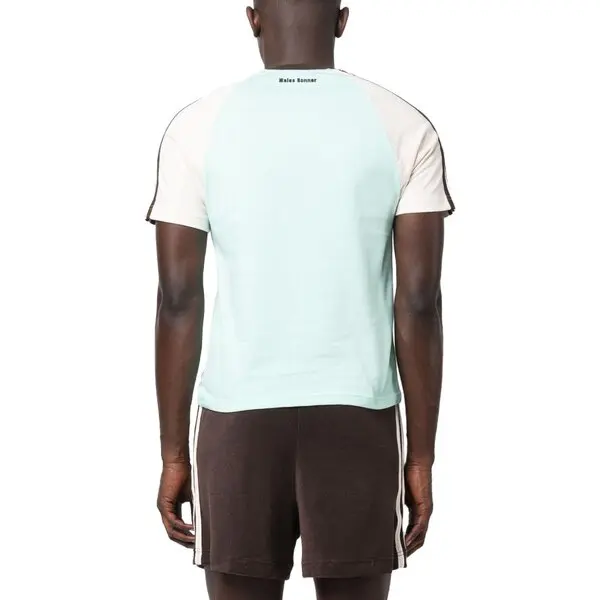 Adidas X Wales Bonner Short Sleeve T-shirt 'clear Mint - Clear Mint/white/black