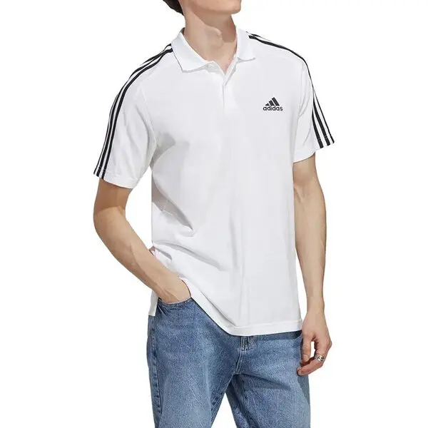 Adidas Essentials Piqu Embroidered Small Logo 3-stripes Polo Shirts