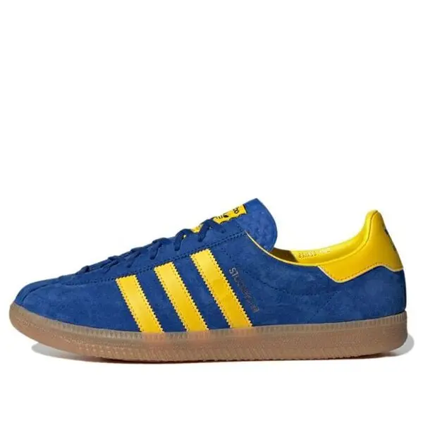 Adidas Stockholm Royal Yellow Gum Sneakers - Blue