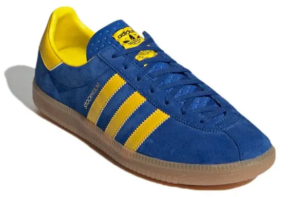 Adidas Stockholm Royal Yellow Gum Sneakers - Blue