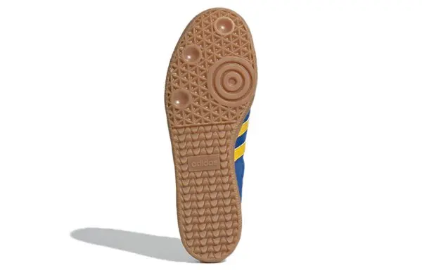 Adidas Stockholm Royal Yellow Gum Sneakers - Blue