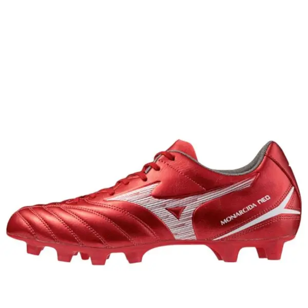 Mizuno Monarcida Neo 3 Select Athletic Cleats - Ruby Red/white