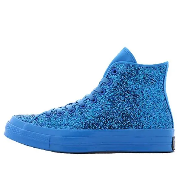CONVERSE Chuck 70 High Top Glitter Sneakers - Blue