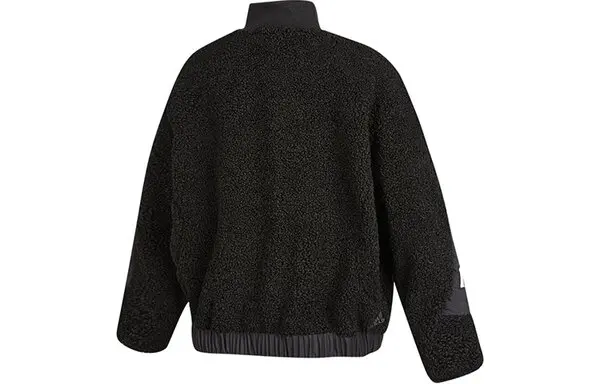 Adidas Contrasting Stripe Fleece Jacket