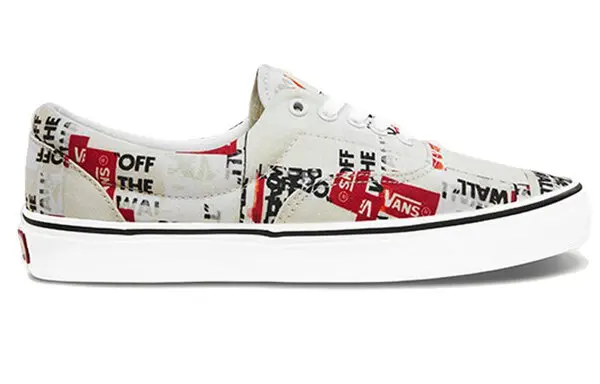 VANS Era Alphabet Sneakers - Grey/red