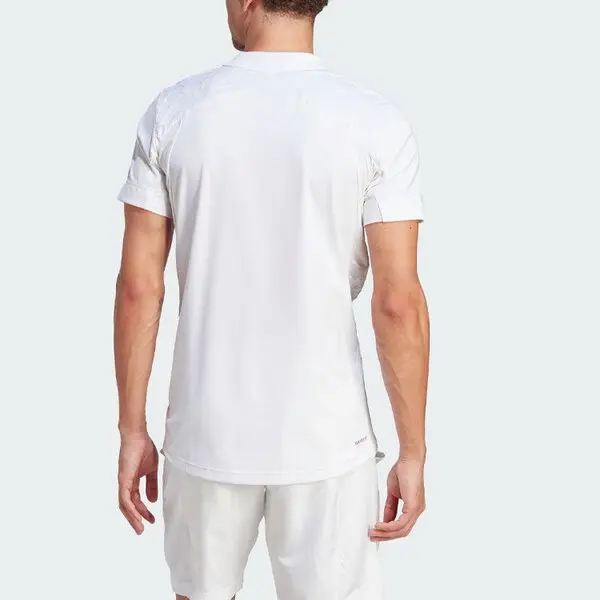 Adidas Aeroready Freelift Pro Tennis Polo Shirt - White