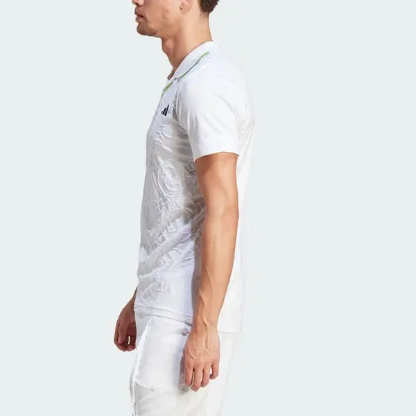 Adidas Aeroready Freelift Pro Tennis Polo Shirt - White