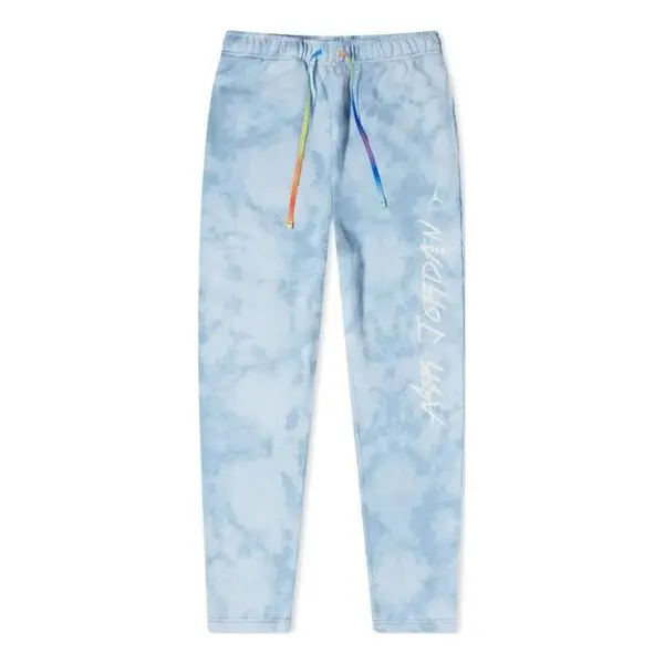 JORDAN X J Balvin Sweatpants 'celestine Blue Leche Blue - Celestine Blue/leche Blue