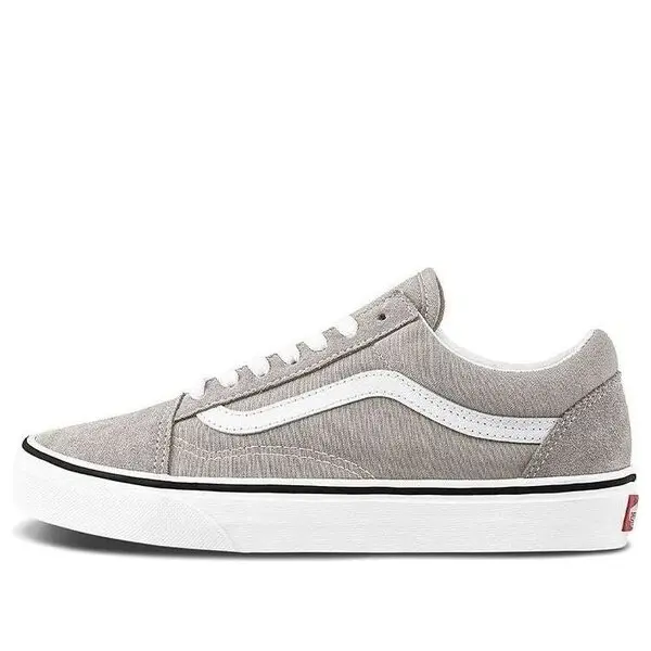 VANS Old Skool Lace-up Sneakers - Gray/white