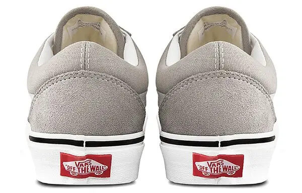 VANS Old Skool Lace-up Sneakers - Gray/white