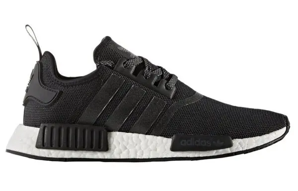 Adidas Nmd_r1 "black Reflective" Sneakers - Black/white
