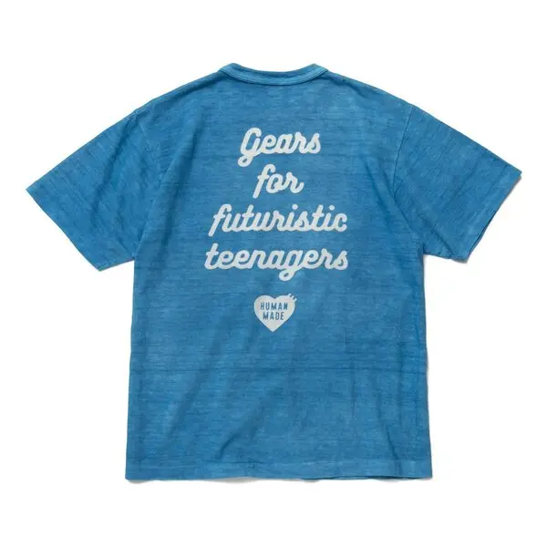 HUMAN MADE Heart Badge T-shirt 'indigo - Blue