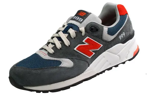 NEW BALANCE 999 Athletic Sneakers - Grey/red