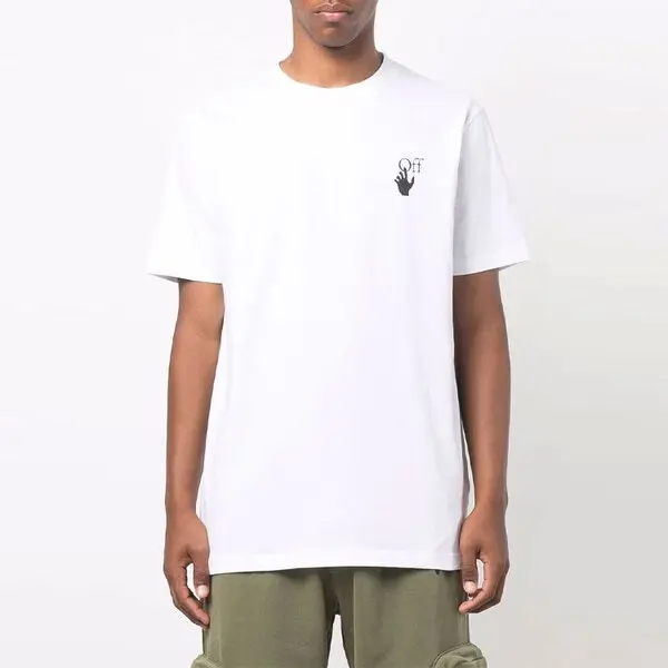 Off-White Fw21 Caravaggio Printing Short Sleeve T-shirt