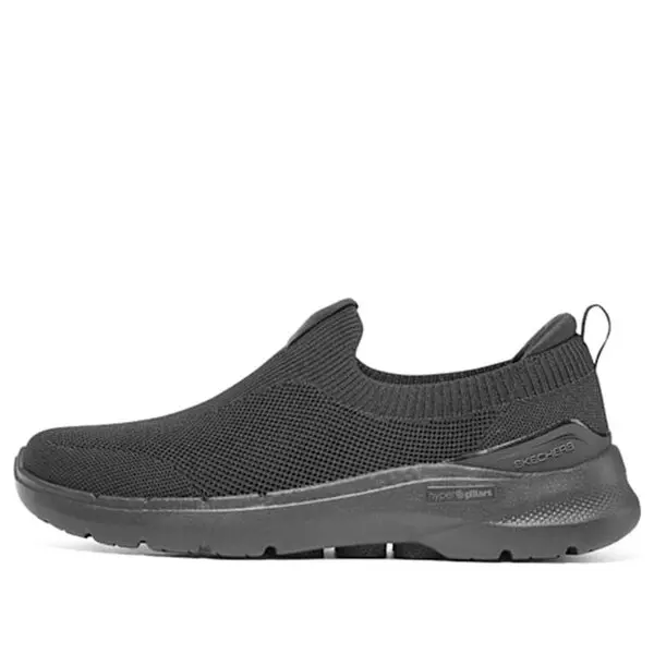 Sketchers Go Walk 6 Slip-on Athletic Shoes - Black