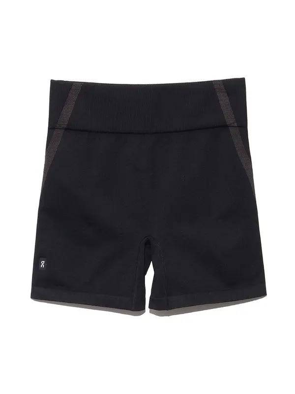 On Studio Knit Cycling Shorts - Black/eclipse