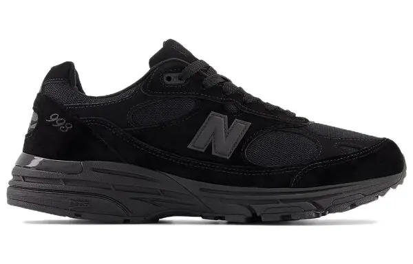 NEW BALANCE 993 Made In Usa "triple " Sneakers - Black