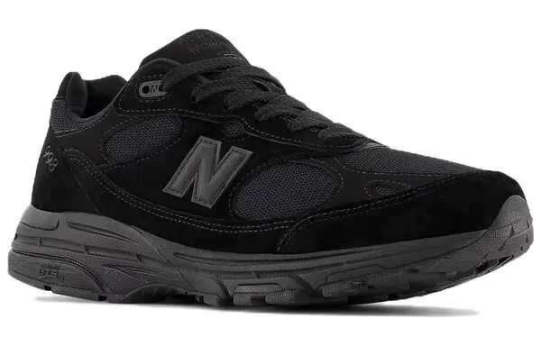 NEW BALANCE 993 Made In Usa "triple " Sneakers - Black