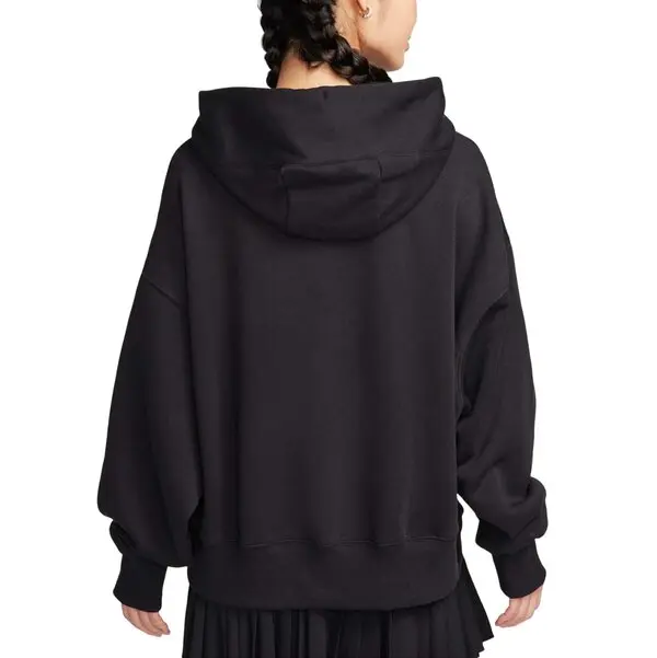 Nike Phoenix Fleece Oversized Pullover Hoodie - Black/sail