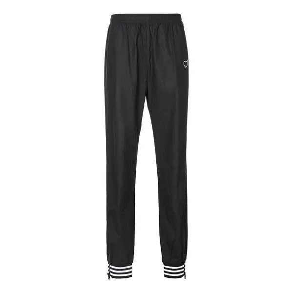 Adidas Originals X Human Made Crossover Embroidered Logo Sports Pants - Black