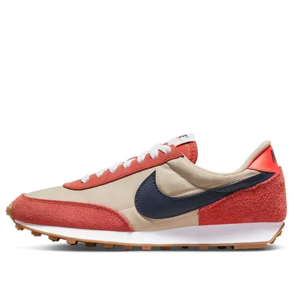 Nike Daybreak Cinnabar Sanddrift Gum Low Top Sneakers - Red