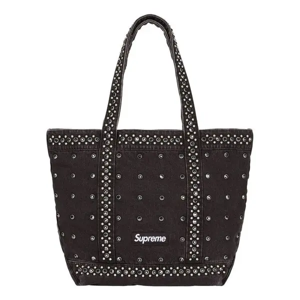 Supreme X B.b. Simon Studded Denim Tote Bag - Black