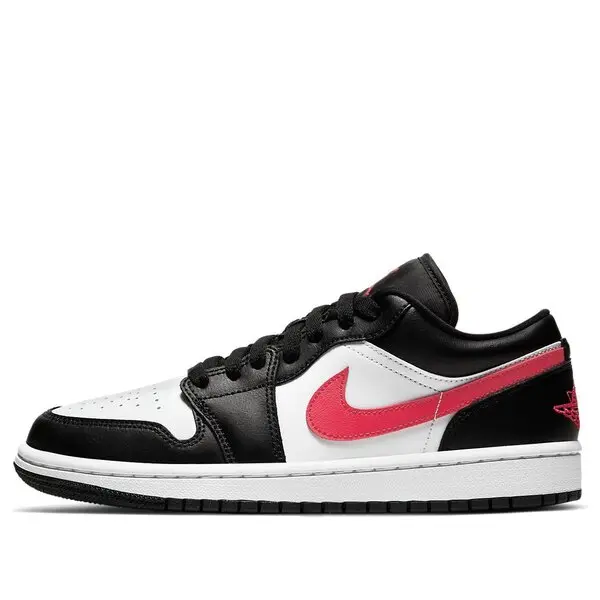 JORDAN Air 1 Low "siren Red - Black/siren Red-white