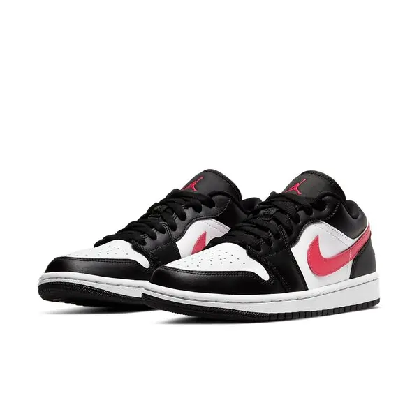 JORDAN Air 1 Low "siren Red - Black/siren Red-white