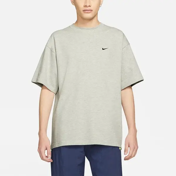 Nike X Kim Jones Crossover Air Logo Round Neck Short Sleeve T-shirt - Grey
