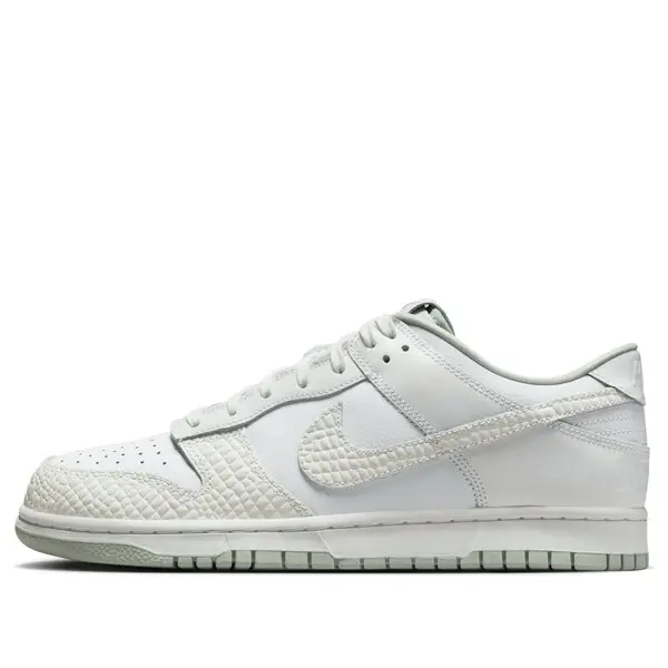 Nike Dunk Low "just Do It" Faux-reptile Textured Sneakers