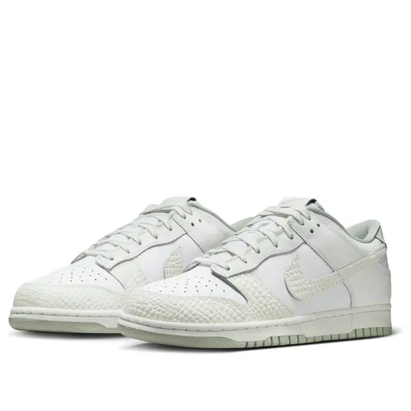 Nike Dunk Low "just Do It" Faux-reptile Textured Sneakers