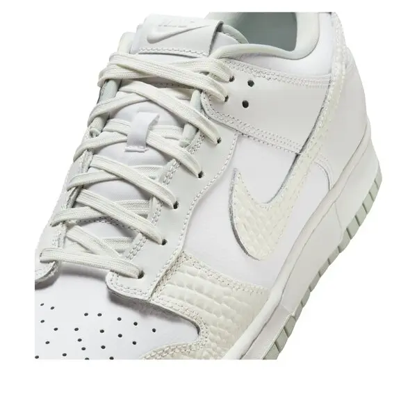Nike Dunk Low "just Do It" Faux-reptile Textured Sneakers