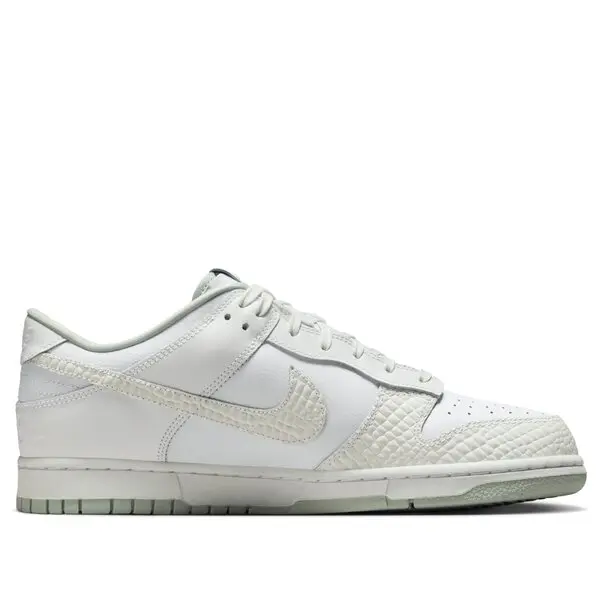 Nike Dunk Low "just Do It" Faux-reptile Textured Sneakers