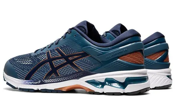 Asics Gel-kayano 26 Extra Wide Performance Running Shoe - Blue/white
