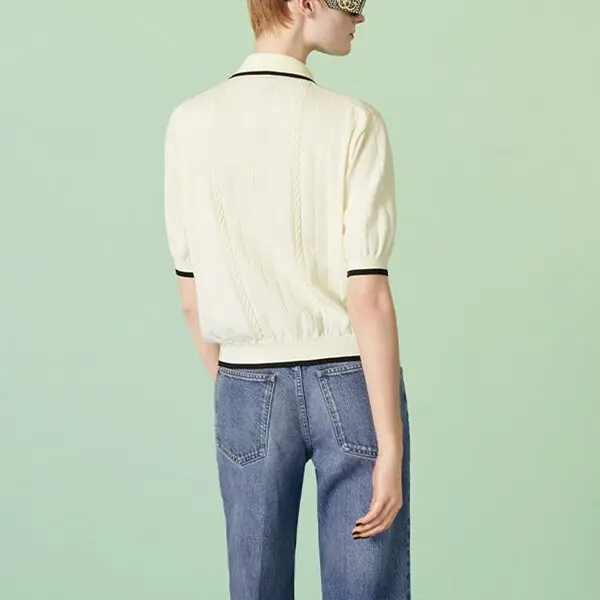 Gucci Cotton Cardigan With Interlocking G