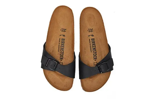BIRKENSTOCK Madrid Birko-flor Narrow Fit Sandals - Black