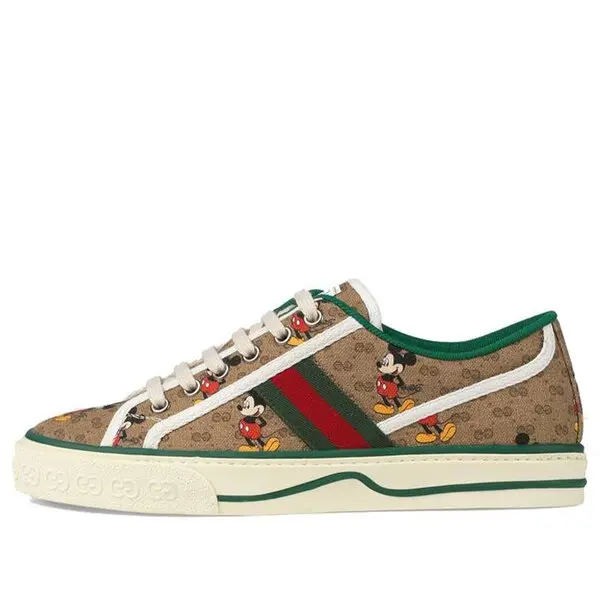 Gucci Disney X Tennis 1977 Mickey Mouse Sneakers - Brown