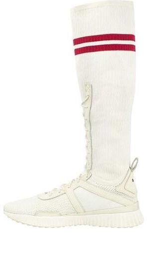 PUMA Fenty Rihanna Trainer High Knee Off White - White/red
