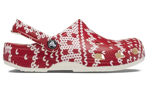 CROCS Classic Holiday Sweater Graphic Clog