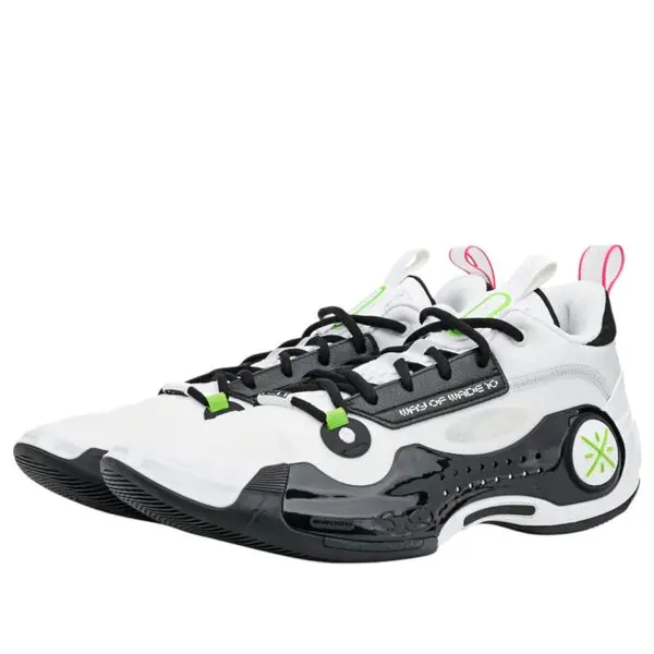 LI-NING Way Of Wade Low 'panda' Sneakers - White/black