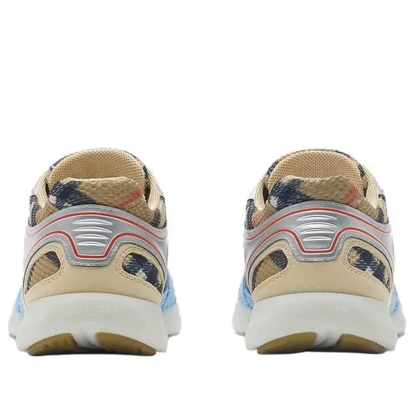 Burberry 25 Check Matrix Sport Sneakers - Blue