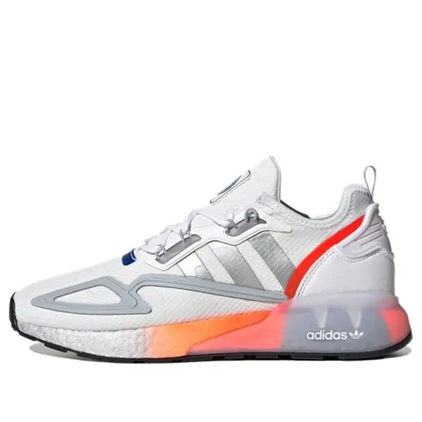Adidas Zx 2k Boost Metallic Silver Sneakers